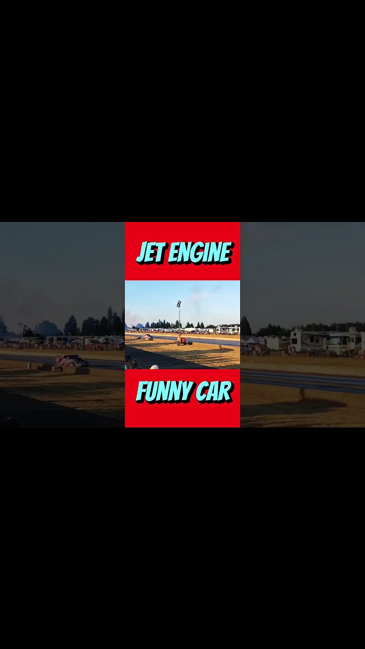 254.81 MPH Jet Engine Funny Car! #shorts