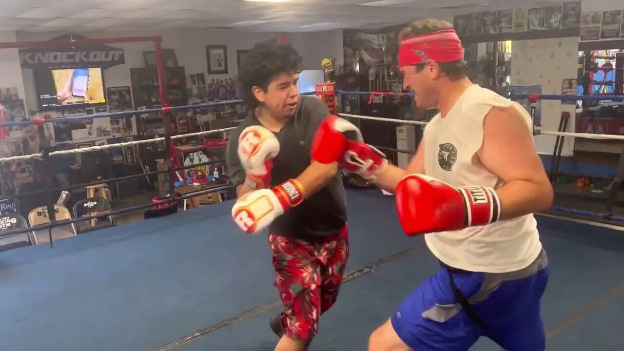 Pimp on a blimp sparring life