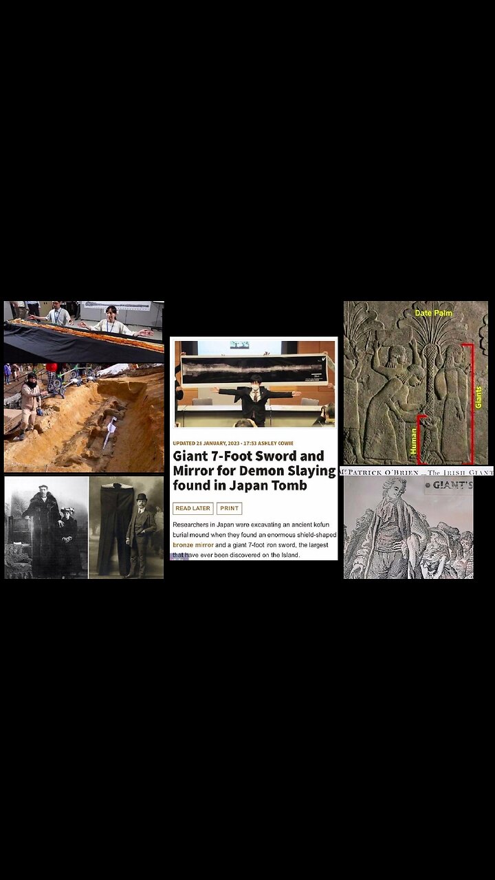 Giant 7' Sword with Shield Recently Found in Japan: More Proof GIANTS ...
