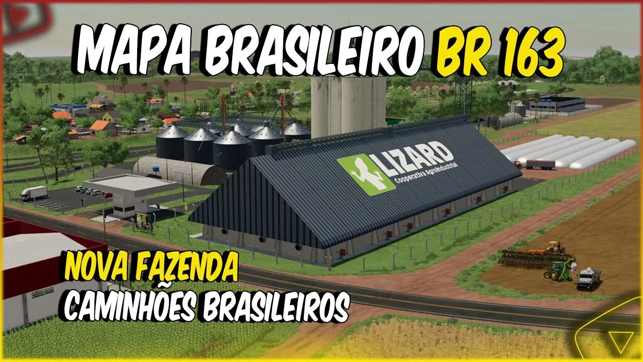 MAPA BRASILEIRO MUITO REALISTA COM BELAS FAZENDAS FARMING SIMULATOR 22 ...