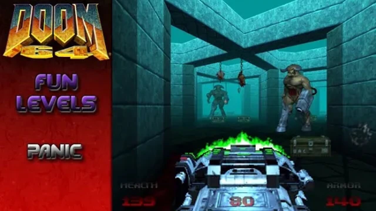 Doom 64: Fun Levels - Panic (with commentary) PS4