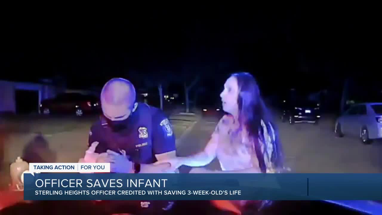 Watch the harrowing video of a Sterling Heights police officer saving a ...