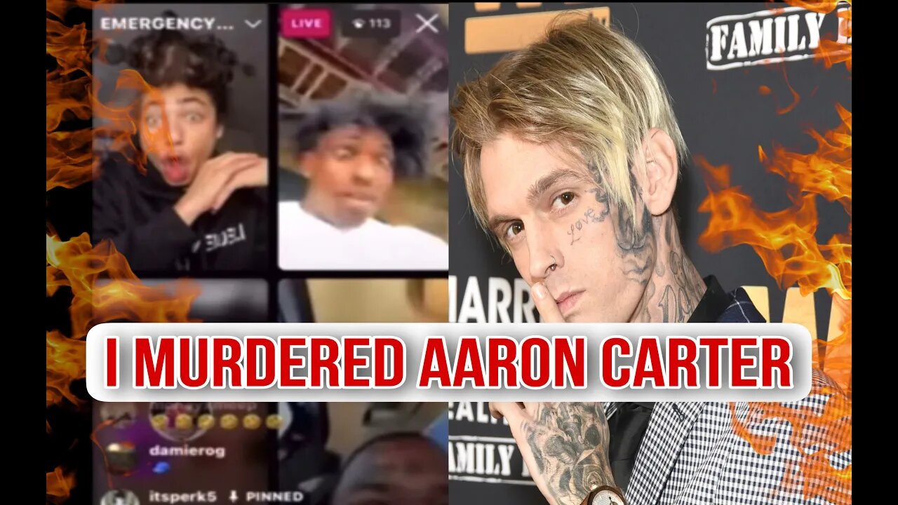 Aaron Carter MURDERED? Man Admits on Instagram Live to Killing Aaron ...