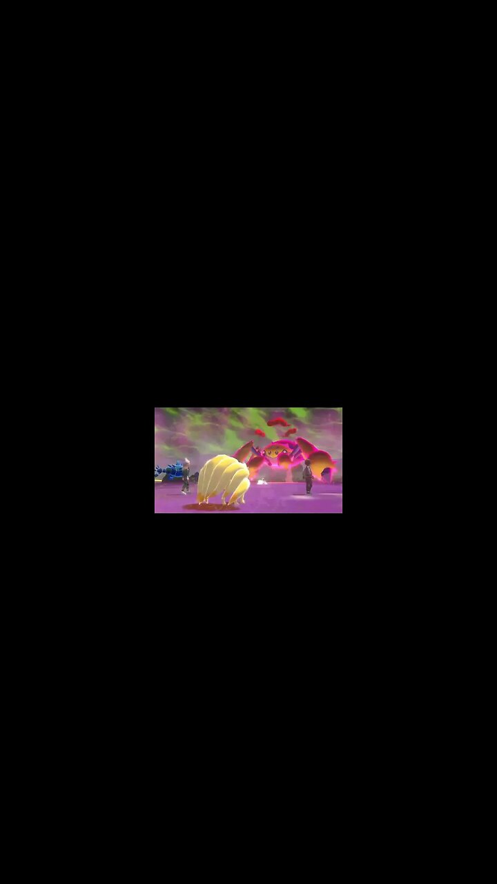 Pokemon Sword - Dynamax Galvantula Used Max Lightning!