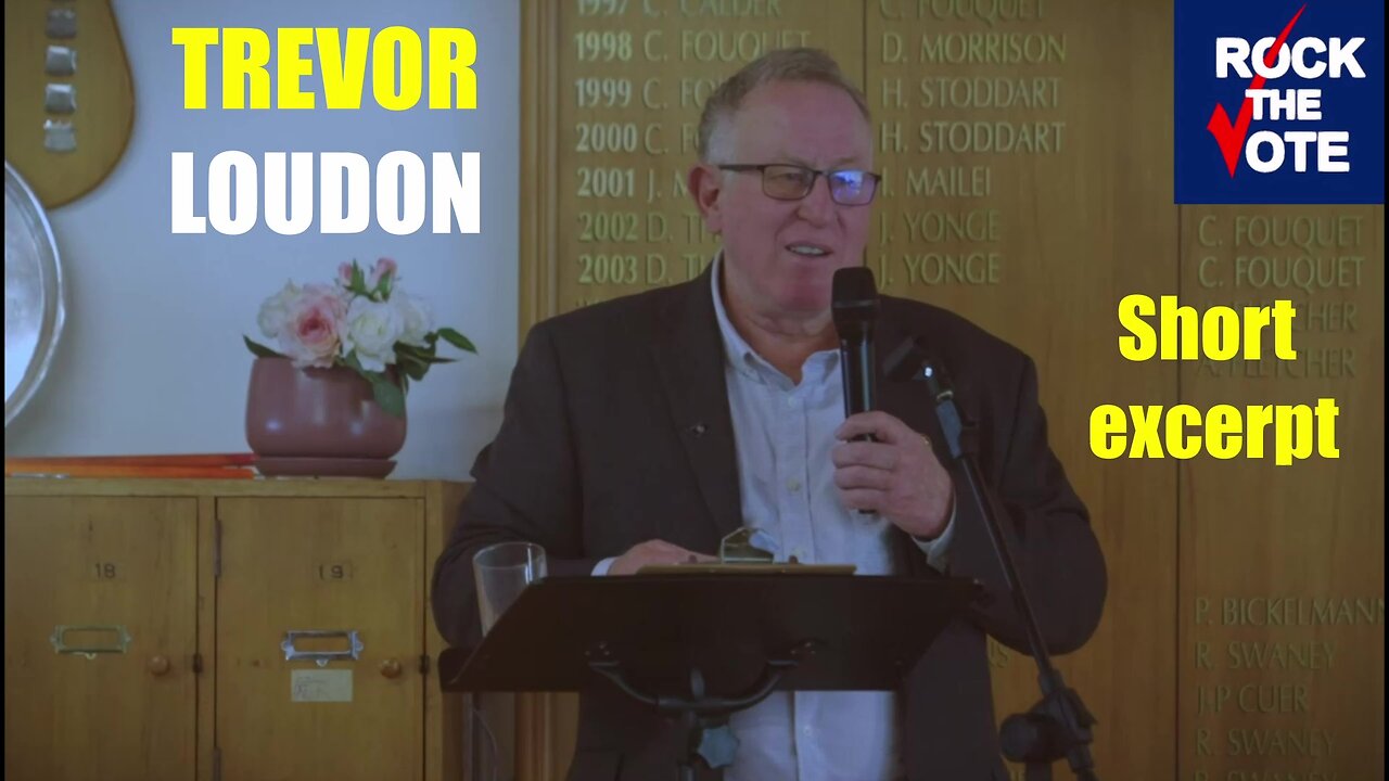 Trevor Loudon - 6 min inspirational excerpt from his full speech at a ...