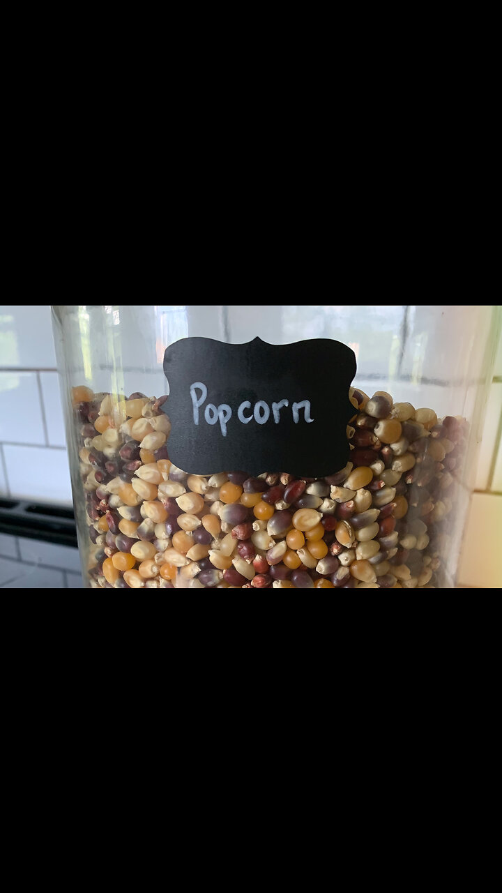 Making stovetop popcorn is super easy!