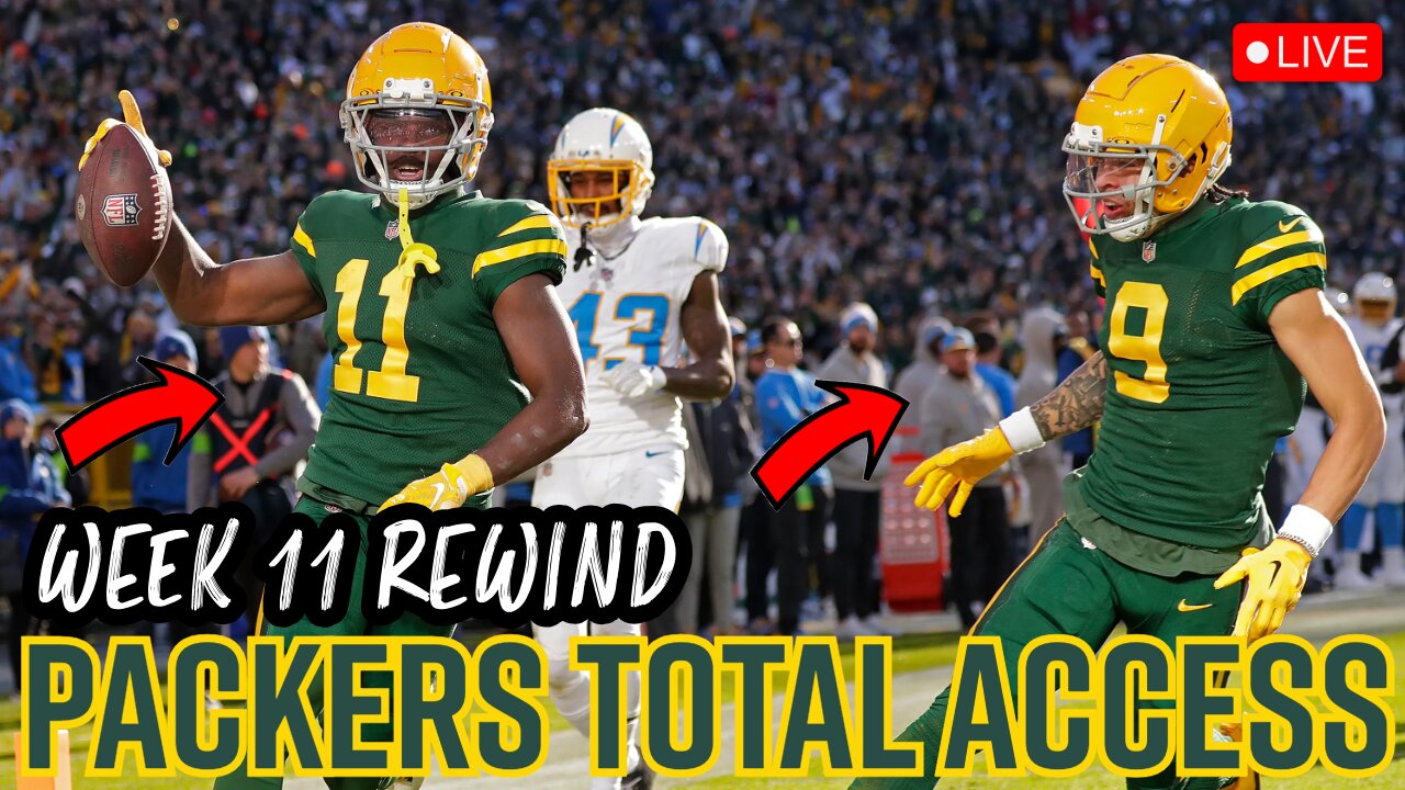 LIVE Packers Total Access | Green Bay Packers vs Los Angeles Chargers ...