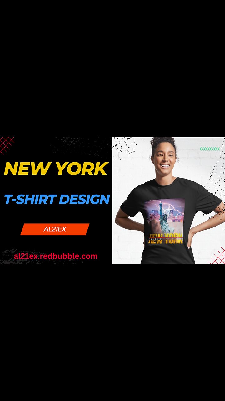 NEW YORK T-SHIRT AND MERCH DESIGN BY AL21EX