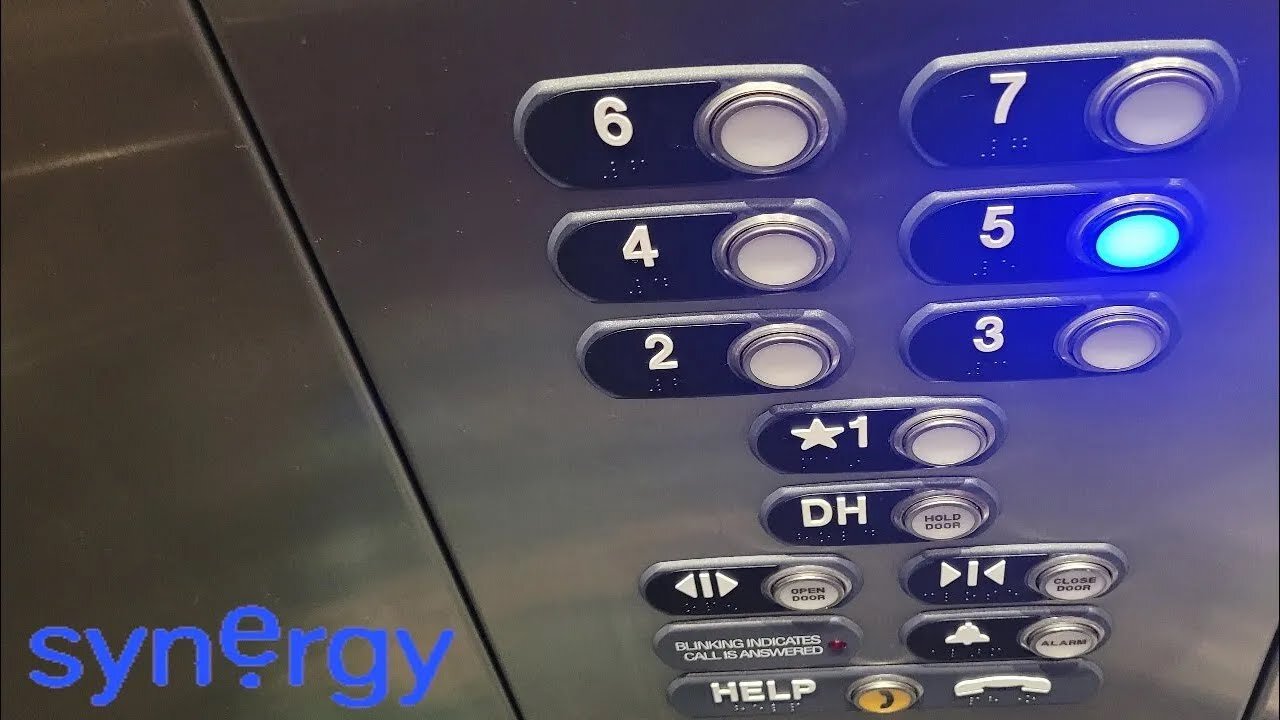 2017 Thyssenkrupp Synergy MRL Traction Elevators at Margaritaville ...