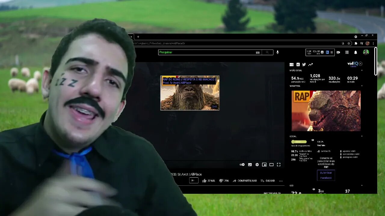 PASTOR REACT RAP DO GODZILLA // FORÇA DA NATUREZA | PROD. Sr.Avot ...