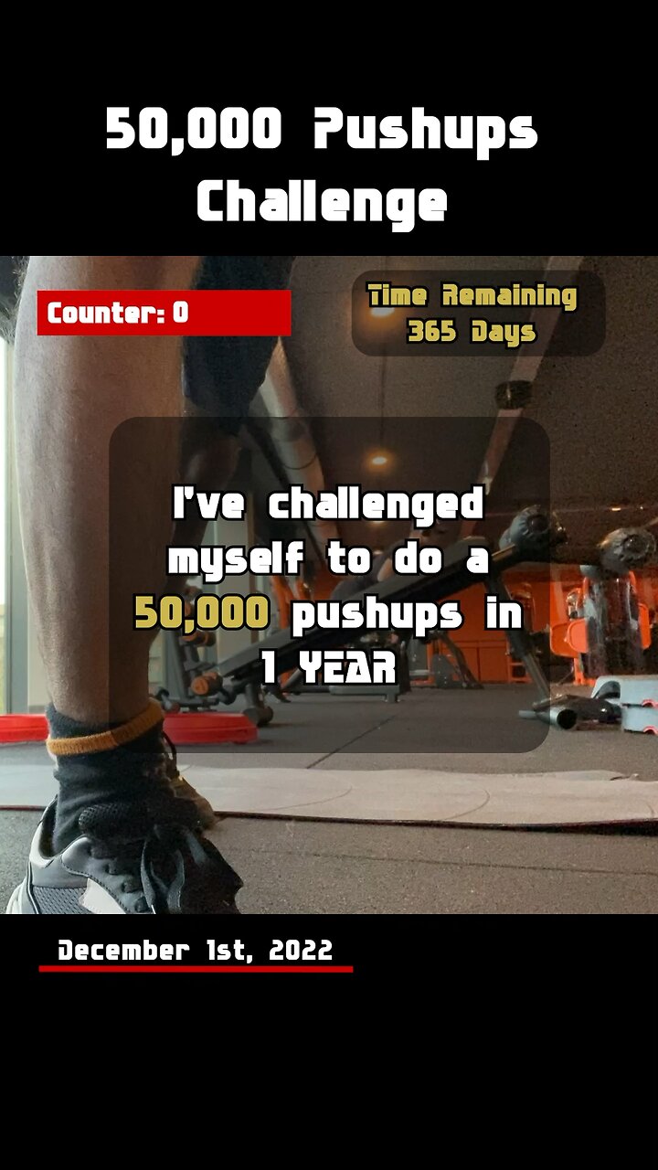 50k Pushups Challenge - Workout 1