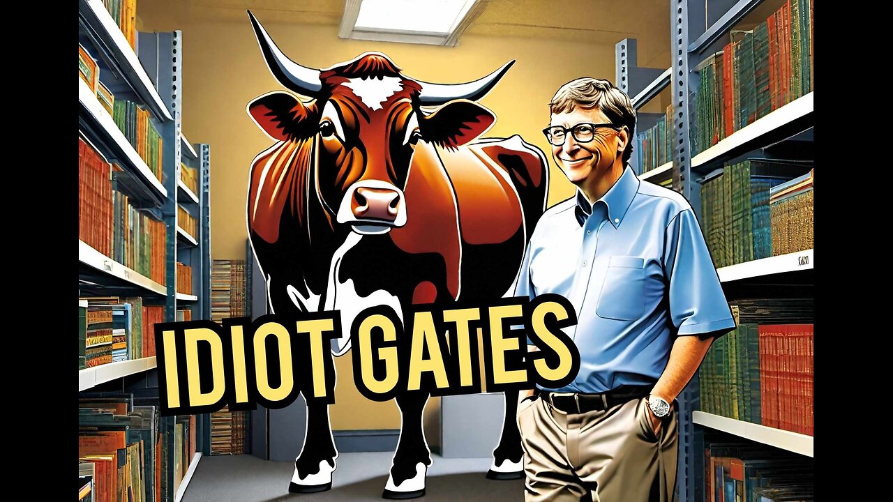 Climate change Hero Idiot Gates to modify cows to Save the world , no ...