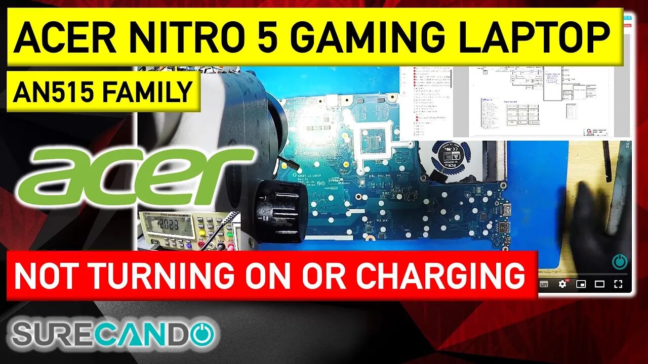 Reviving Acer Nitro 5 Gaming Laptop_ Repaired Motherboard Issues ...