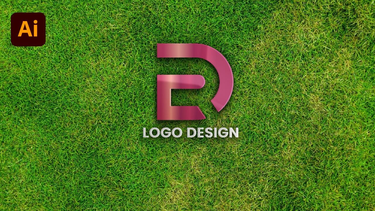 DR Logo Design | Modern Logo Design In Adobe Illustrator Tutorial For ...