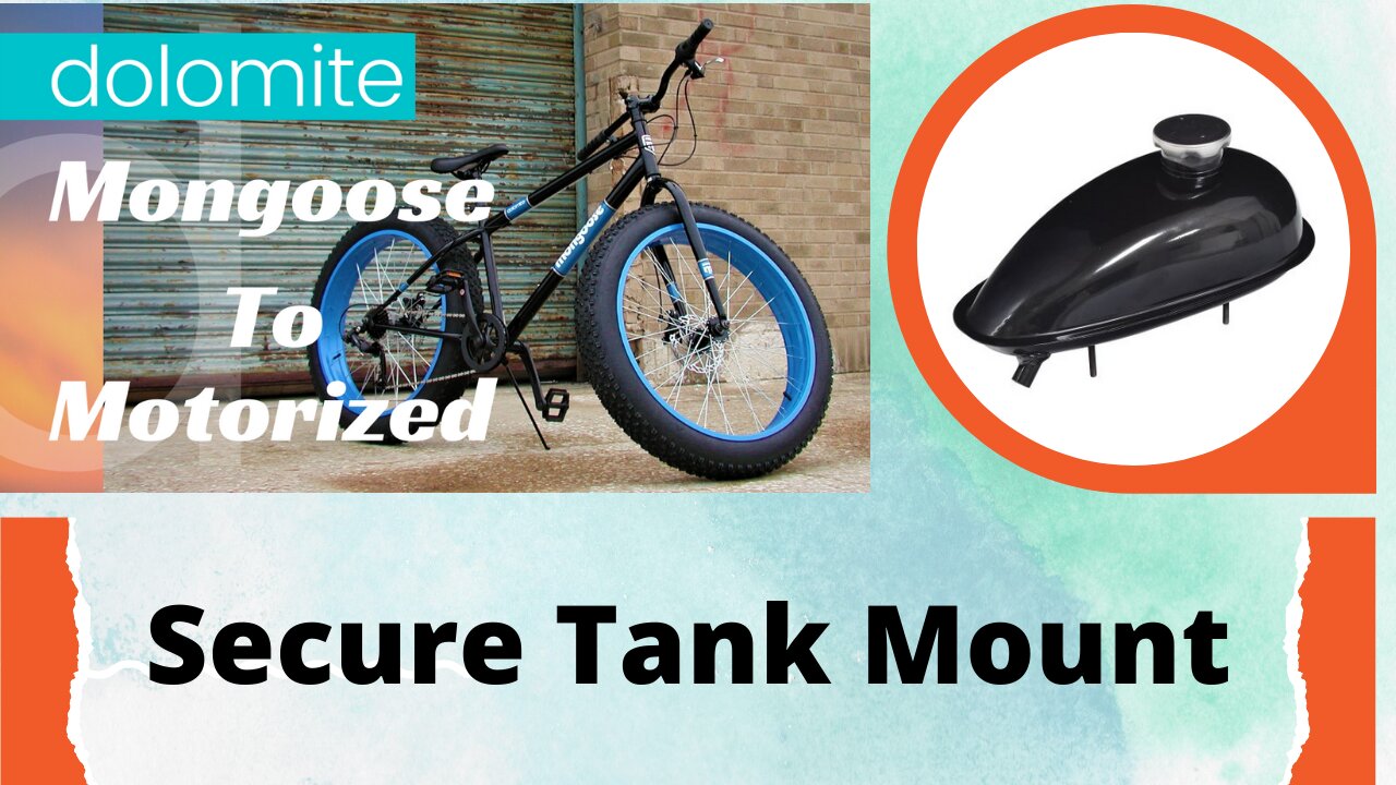 Mongoose To Motorized 13 | Installing The Gas Tank - Less Bracket ...