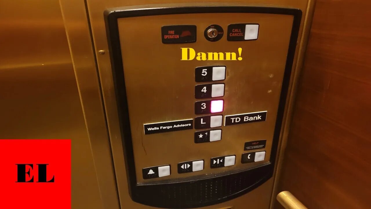 RARE Brass Schindler 400A Traction Elevators - 320 East Main ...