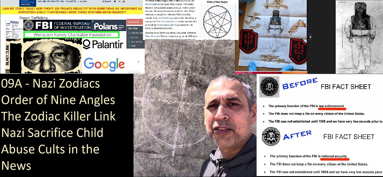 The Zodiac Killer, Nazis & O9A (Order of Nine Angles) - 3737 Child ...