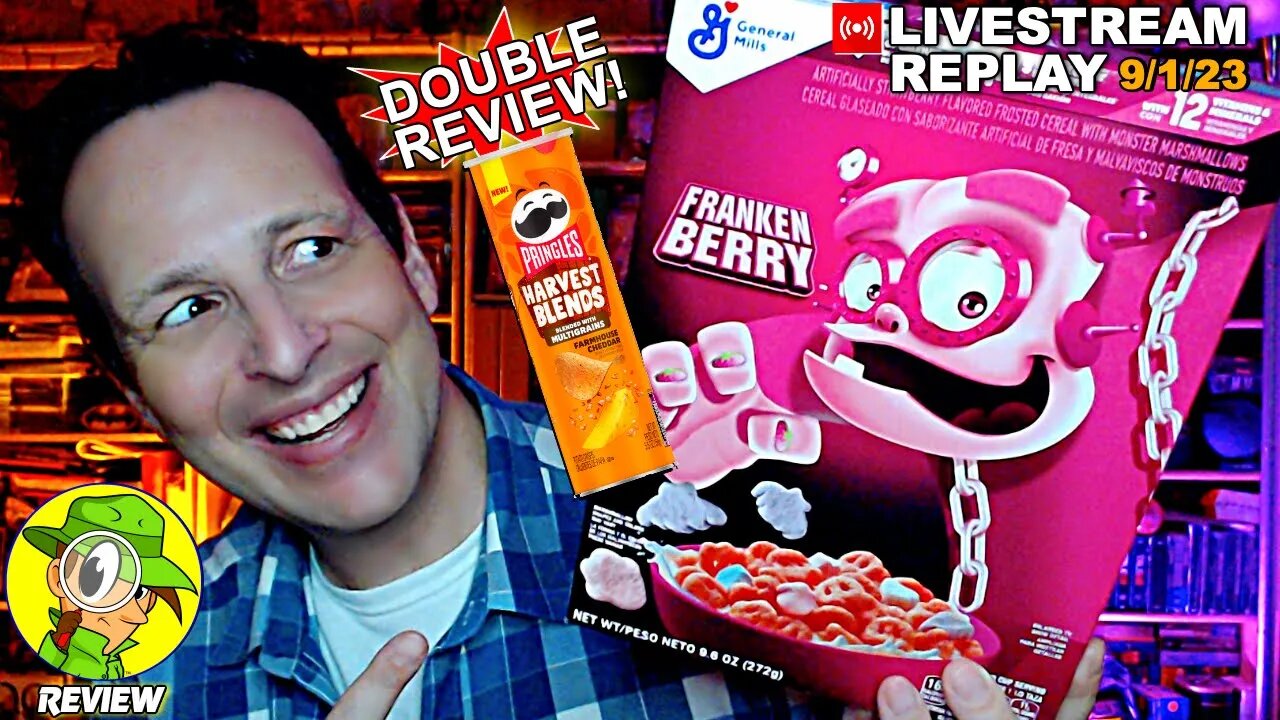 FRANKEN BERRY™ ⎮ MONSTER CEREALS™ Review 🧟‍♂️🥣 Livestream Replay 9.1.23 ...