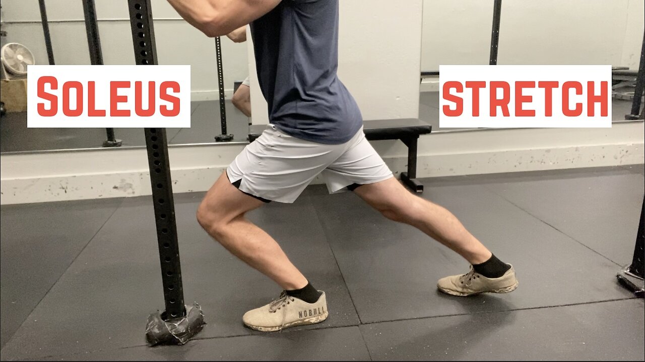 🥇 Soleus Stretch #ankle #stretch #pain #calf #running #gym