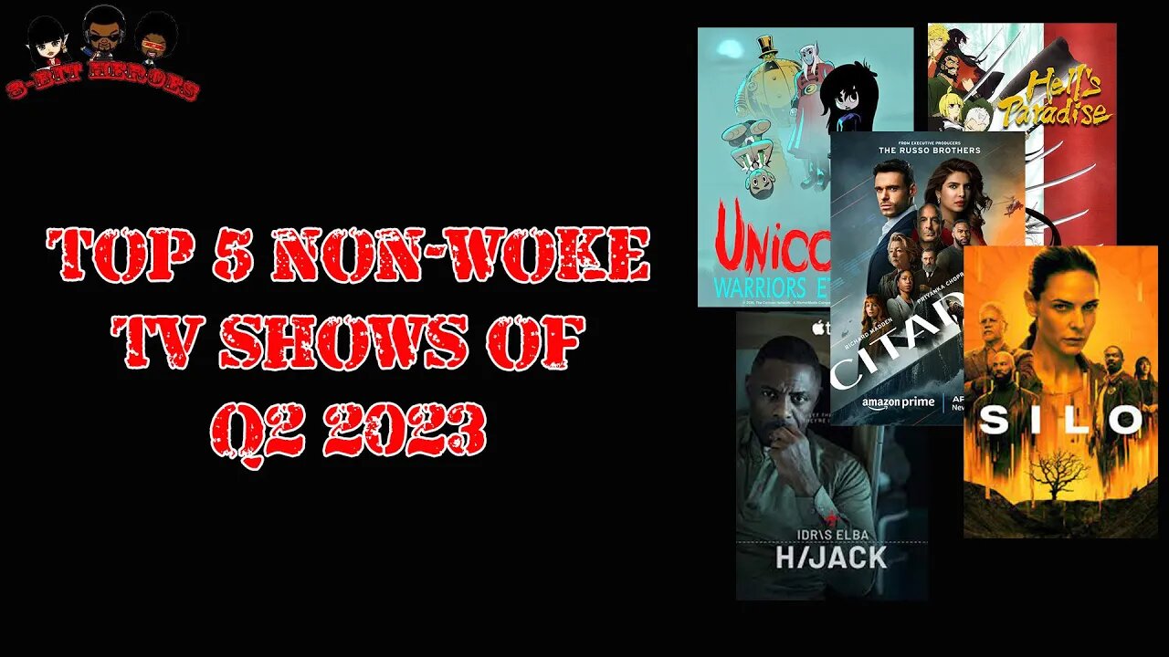 Top 5 Non Woke TV Shows Q2 2023 HBO MAX Crunchyroll Apple TV+ Amazon ...