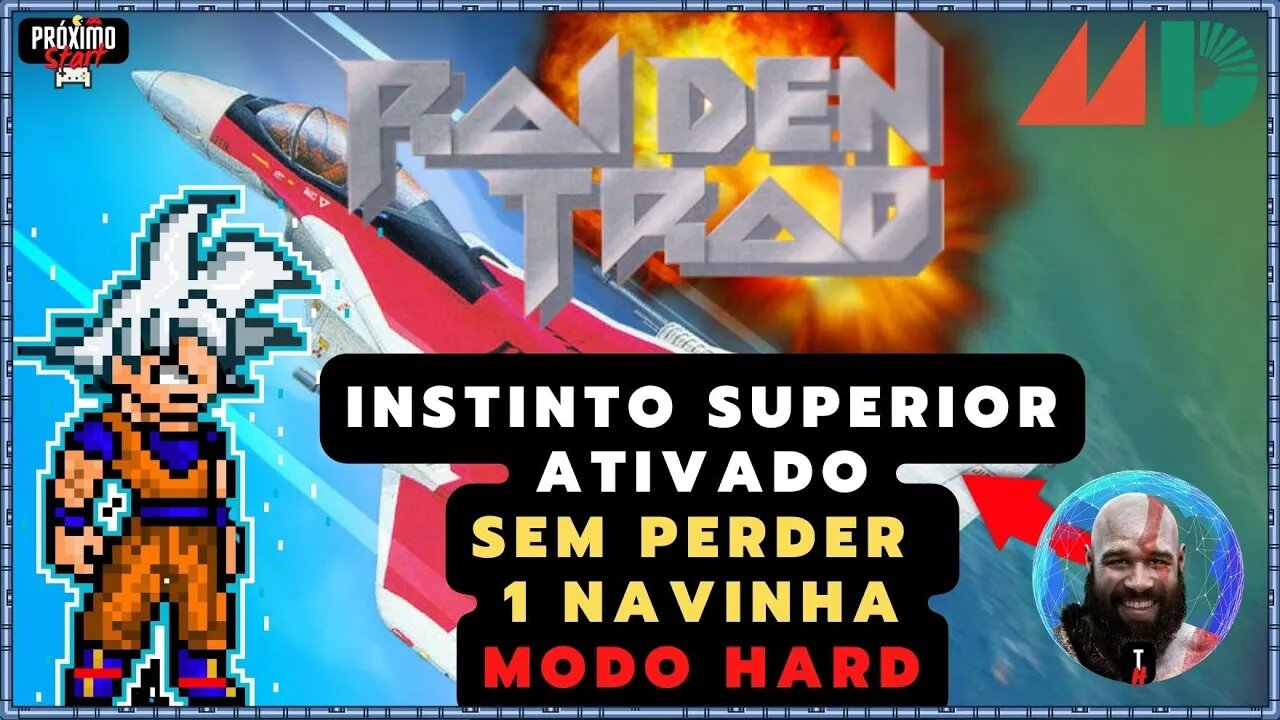 RAIDEN TRAD - [MD] - Sem PERDER 1 Navinha no INSTINTO SUPERIOR, chega ...