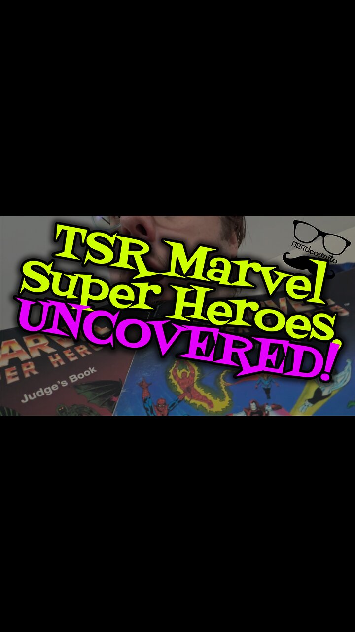TSR Marvel Super Heroes! FASERIP Finally Uncovered!