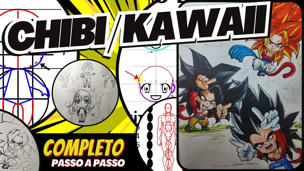 Como Desenhar CHIBI | Aprenda Passo a Passo: Guia Completo | Chibi ...