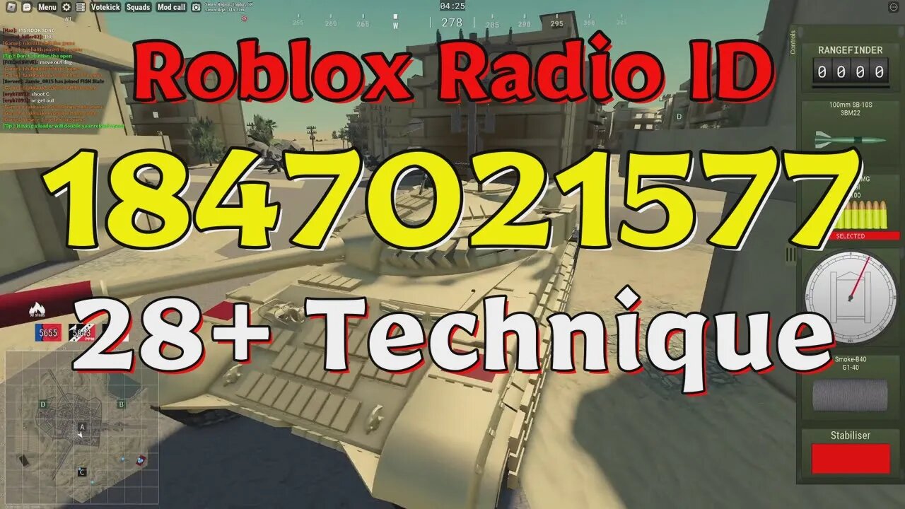 Technique Roblox Radio Codes/IDs