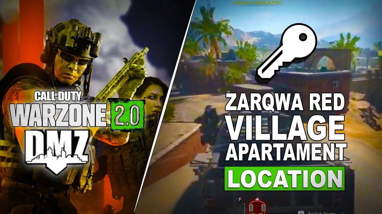 WARZONE 2 DMZ 🔑 Zarqwa Red Village Apart. Key Location 🔐 AL MAZRAH ...