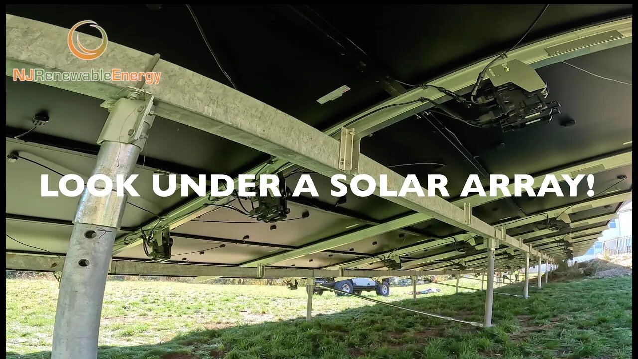 SOLAR GROUND MOUNT - What does it look like underneath?
