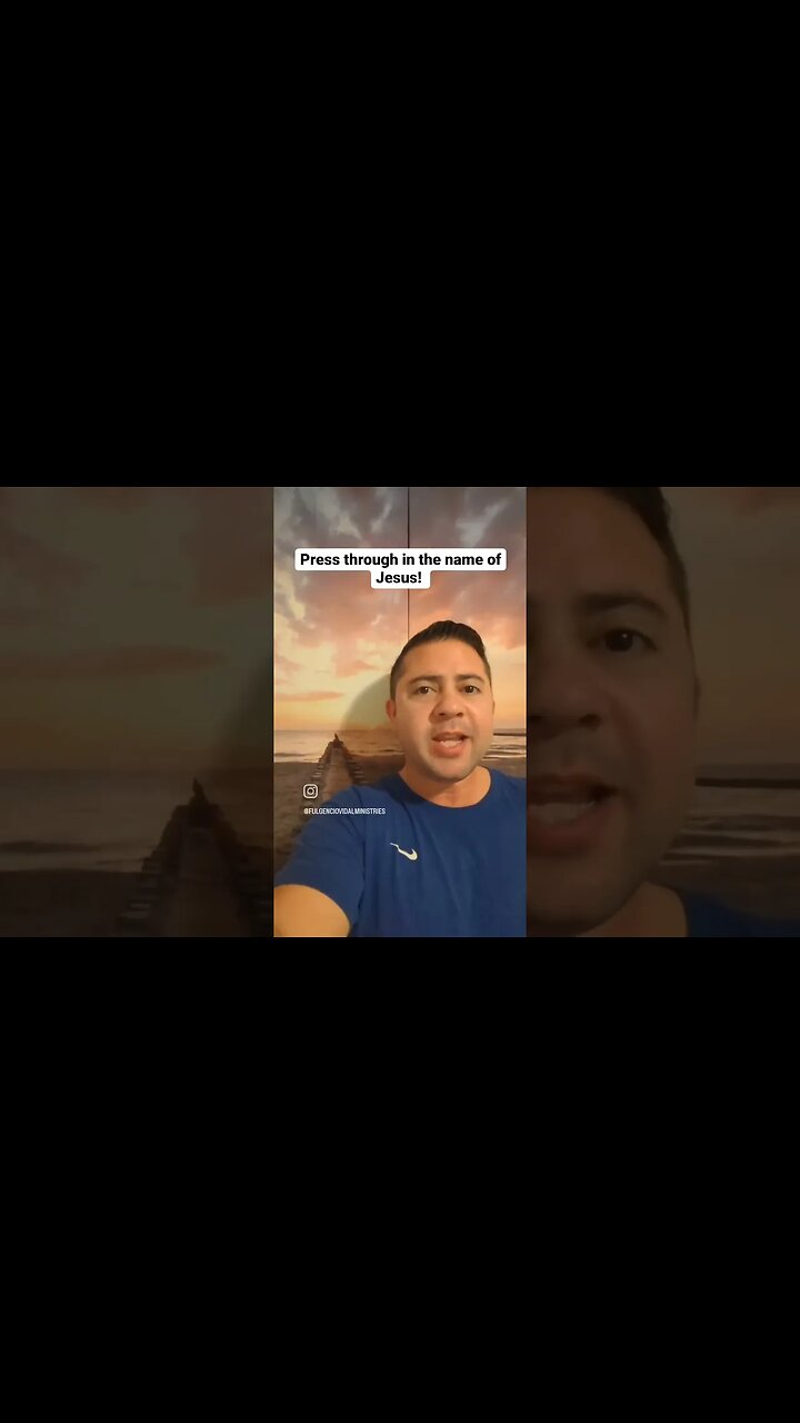 Press Through in the name of Jesus!