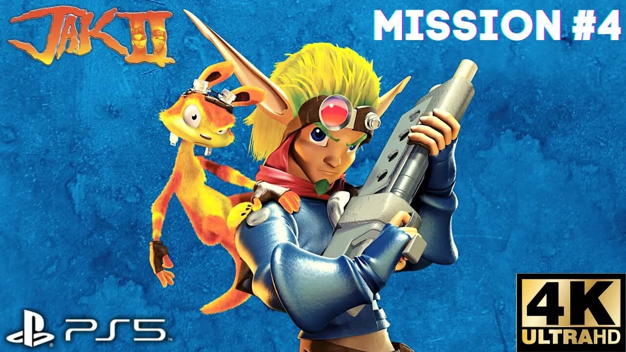 Jak II Mission #4: Turn Valve at Pumping Station | PS5, PS4 | 4K (No ...