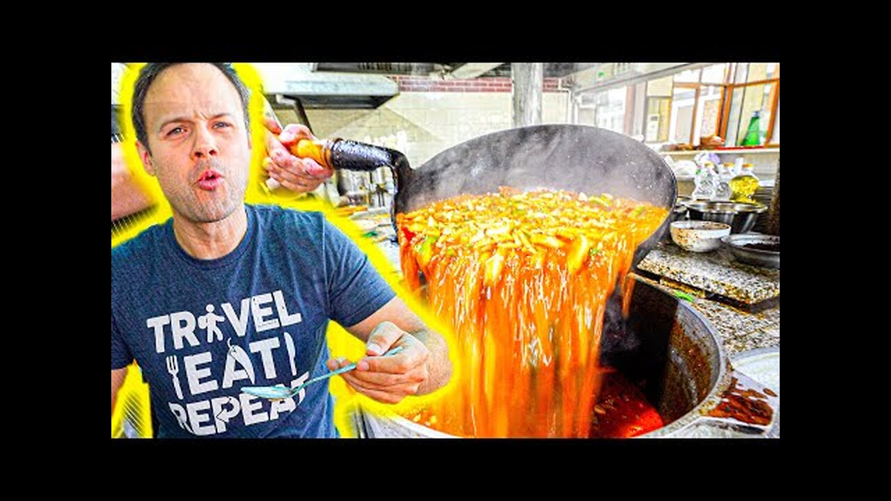 Most EXTREME Street Food in Asia - BIGGEST Horse Noodle EVER Made ...