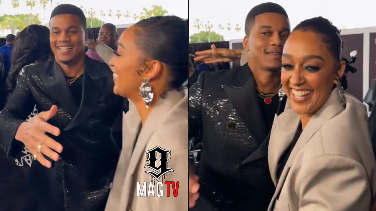 Cory Hardrict Gets A "FriendZone" Hug From Ex Wife Tia Mowry At The ...