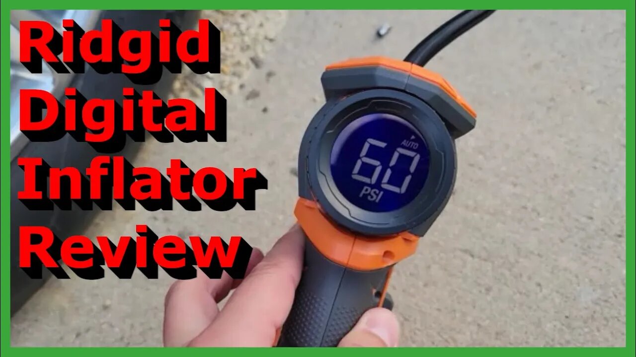 Ridgid 18V Digital Inflator | 18 volt Ridgid Portable Compressor Review