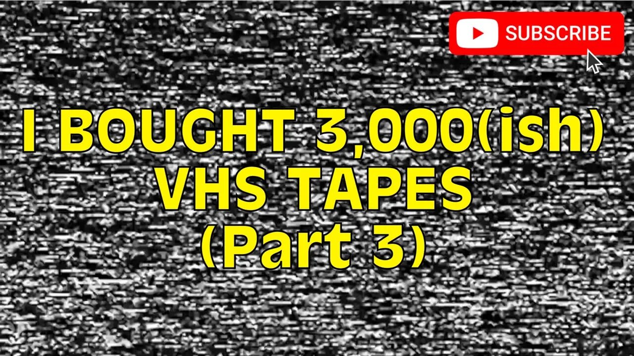 I BOUGHT 3,000(ish) VHS TAPES (Part 3) [#VHS #VHShunt #Haul #VHShunting ...