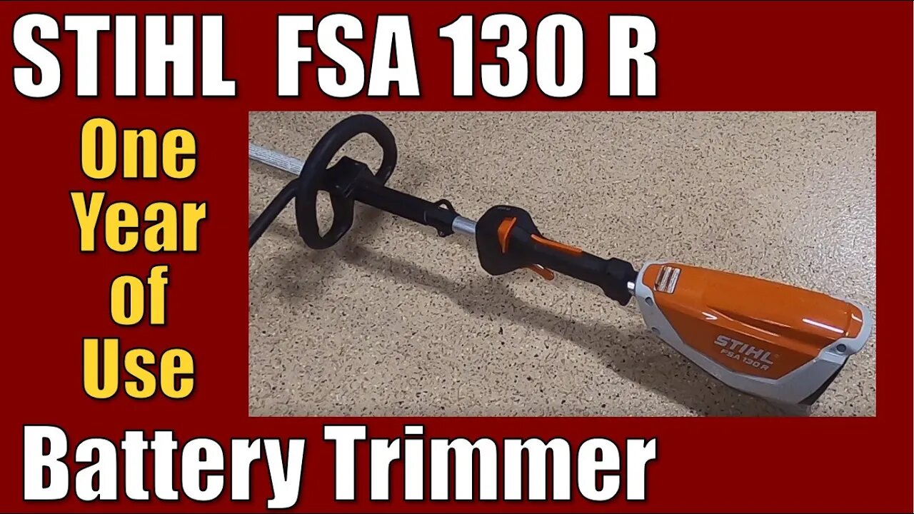 🌻1 Year Later Overview of Battery Powered STIHL String Trimmer FSA 130R ...