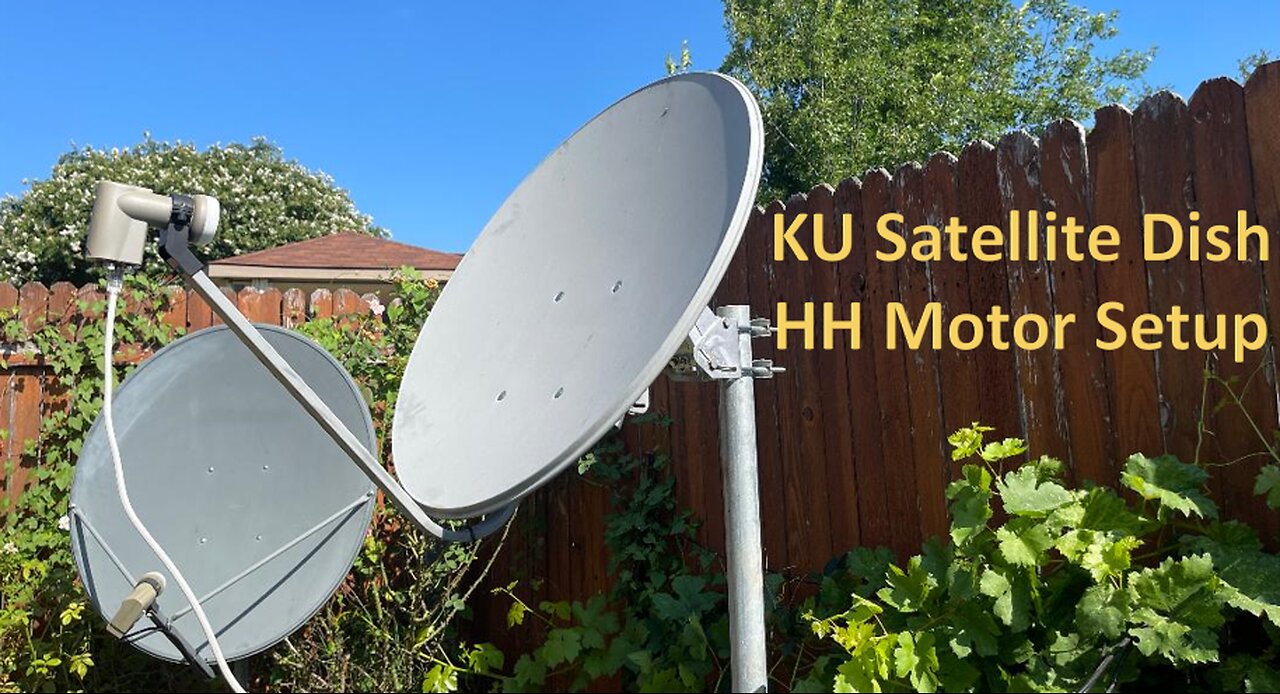 KU Satellite Dish HH Motor Setup