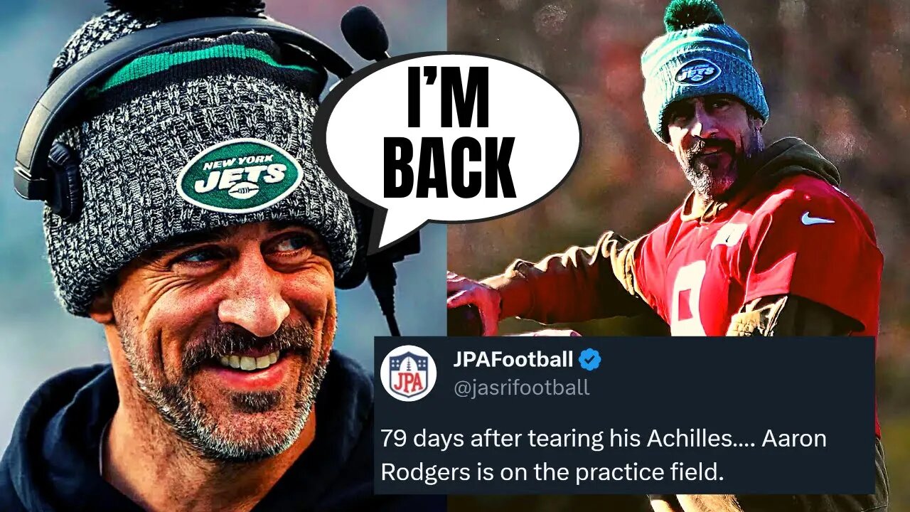 Aaron Rodgers RETURNS To Practice For Jets 79 DAYS After Tearing ... Aaron Rodgers RETURNS To Practice For Jets 79 DAYS After Tearing ...