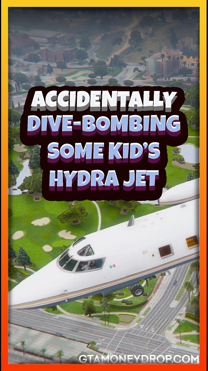 Accidentally dive-bombing some kid's hydra jet 😂 | Funny #GTA Ep 498 # ...