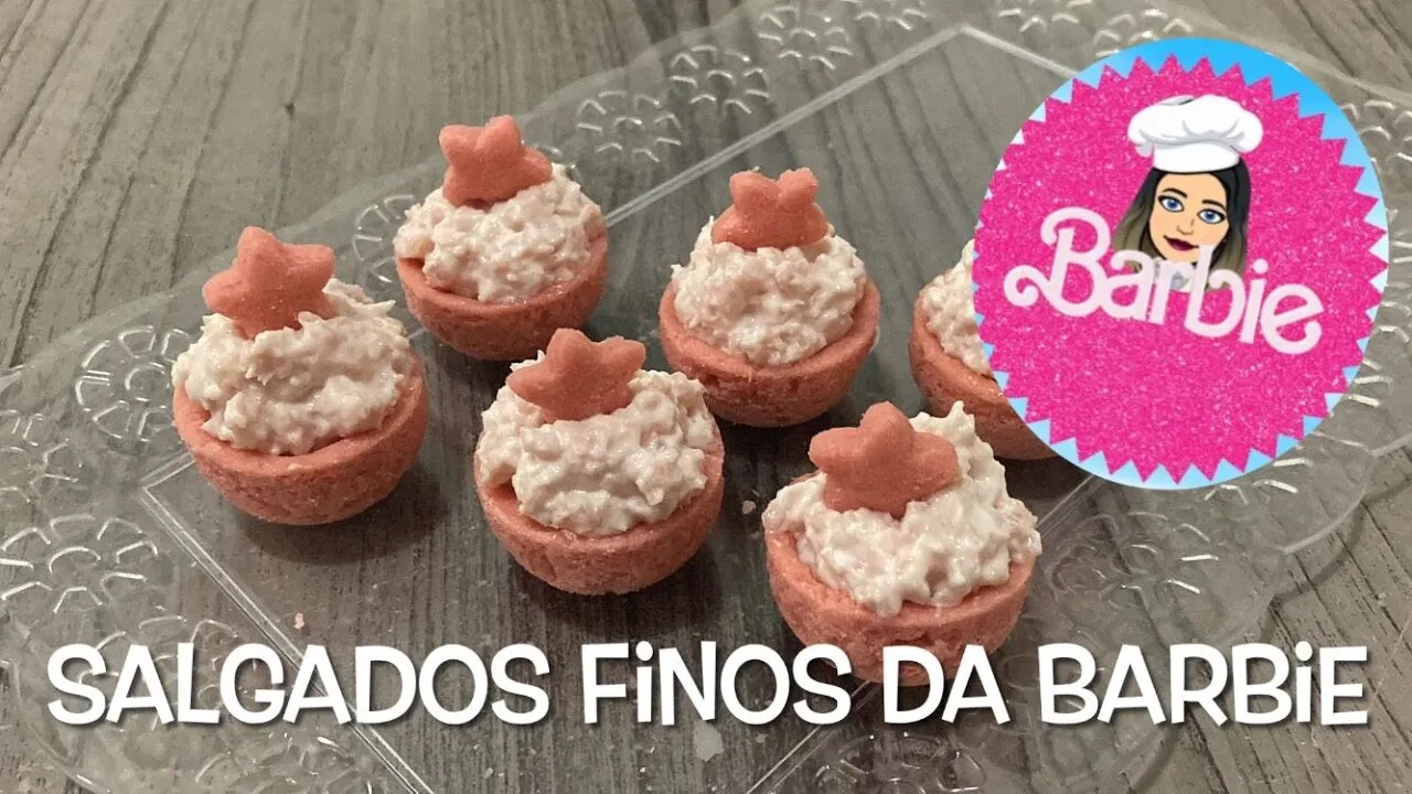 Salgados Finos da Barbie - Receita da Barbie - Filme da Barbie Fenômeno ...