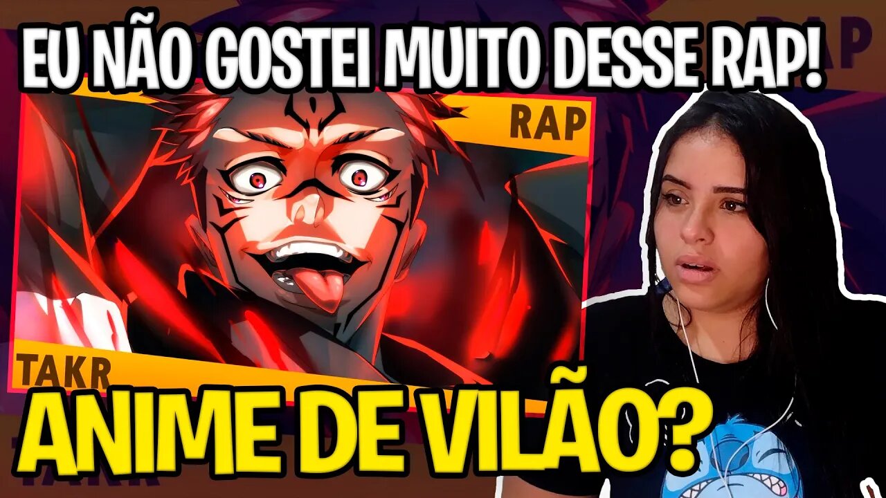 (NÃO OTAKU) REAGINDO A Rap do Sukuna (Jujutsu Kaisen) - O REI DAS ...