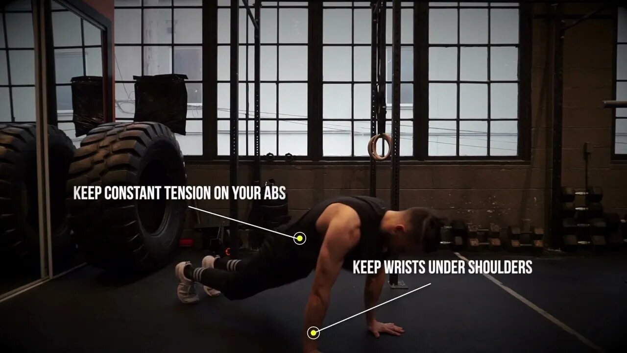 High Plank Burpee Exercise Tutorial