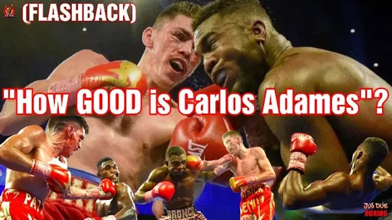 (FLASHBACK) CARLOS ADAMES ONLY TIME BEING DROPPED IN HIS ONLY LOSS! CAN ...