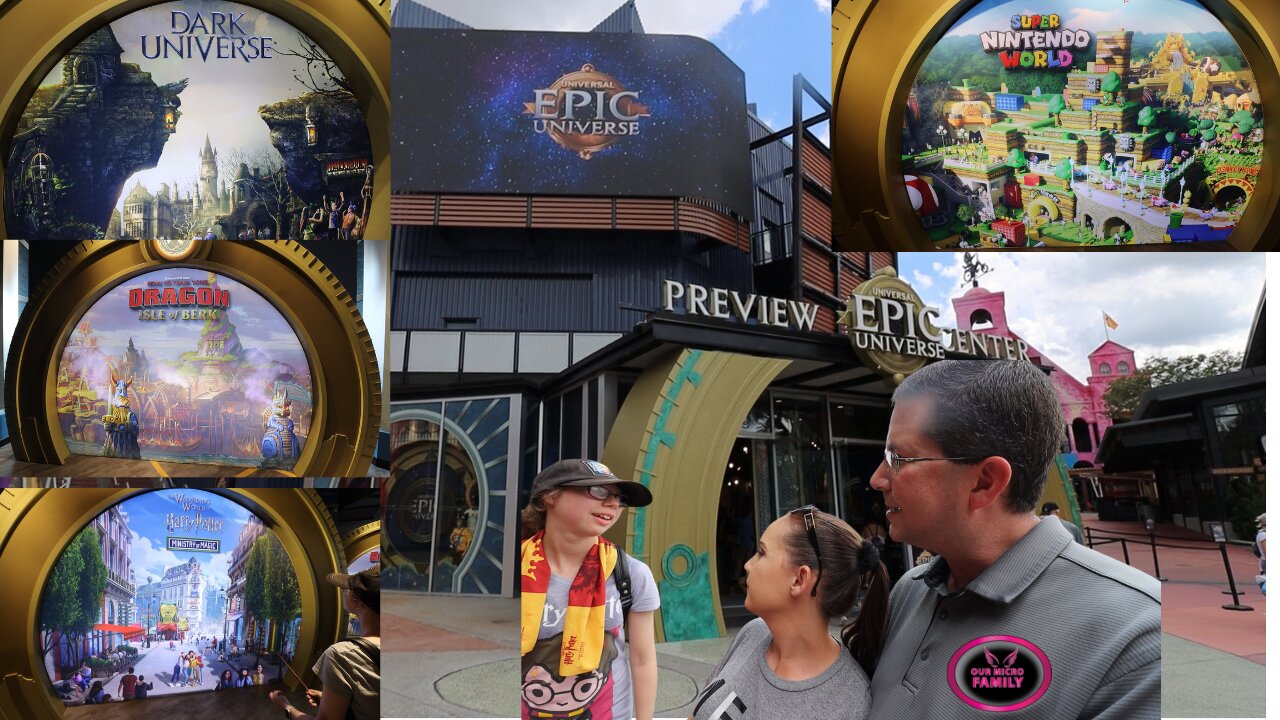 Amazing Universal Orlando Epic Universe Preview Center Unveiling and ...