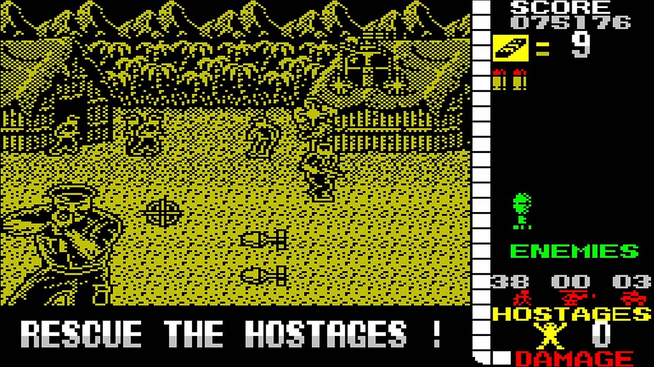 Operation Wolf ZX Spectrum Video Games Retro Gaming Arcade 8-bit