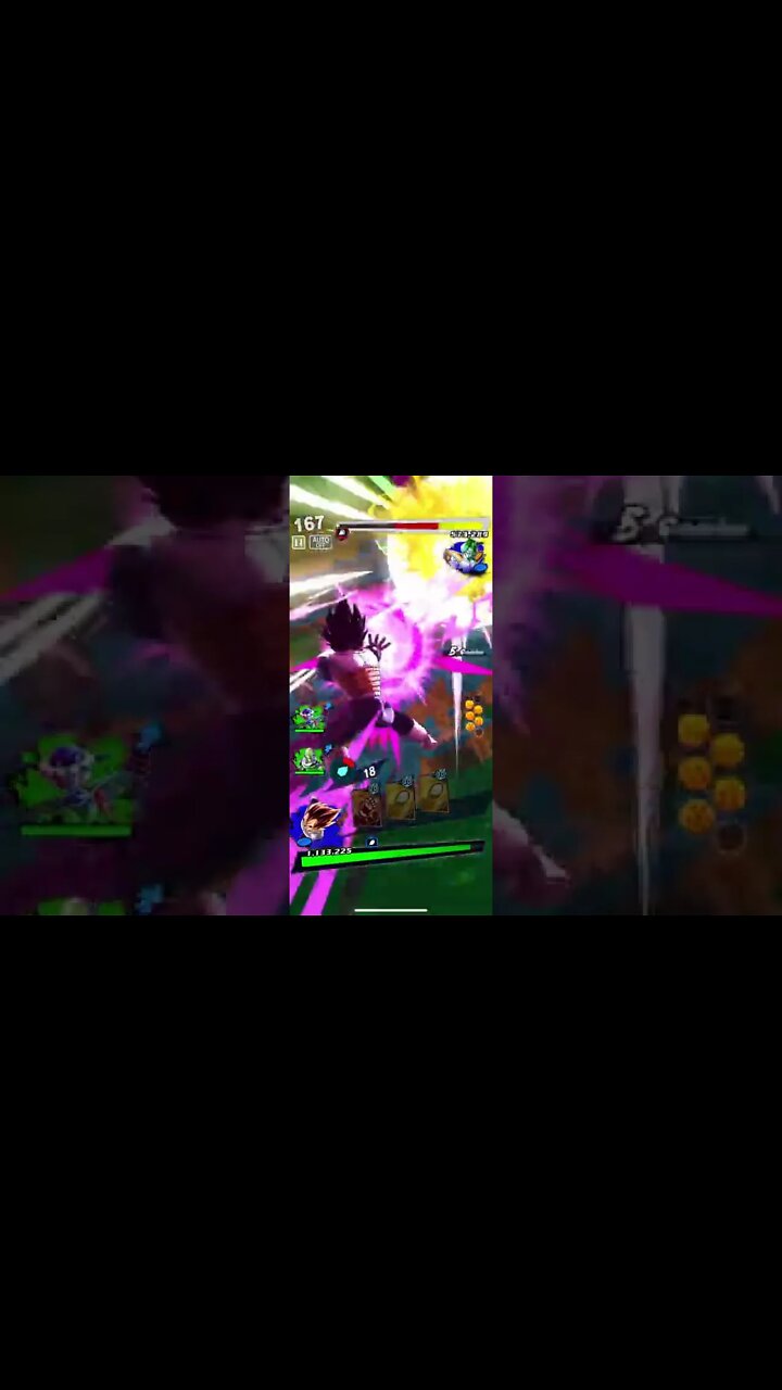 Dragon Ball Legends - Galick Gun Gameplay (Hero Vegeta Special Move ...