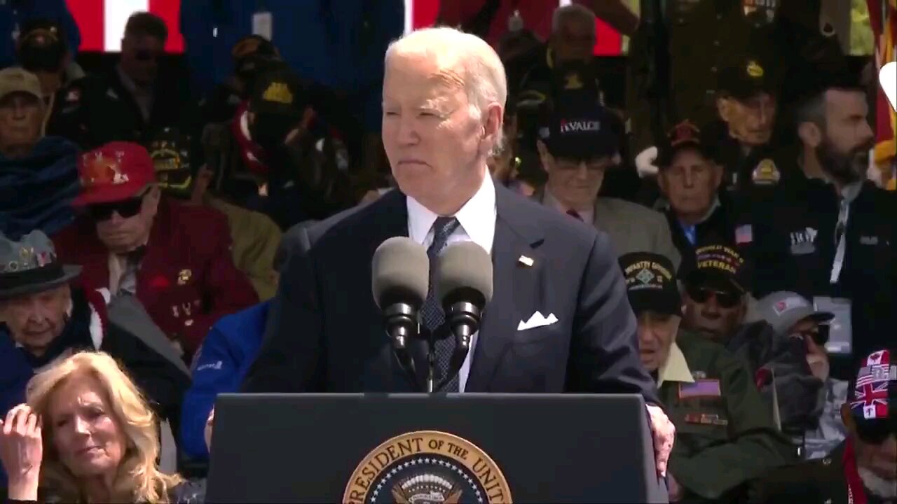 Biden uses his 2024 D-Day address in Normandy to talk about Russians ...