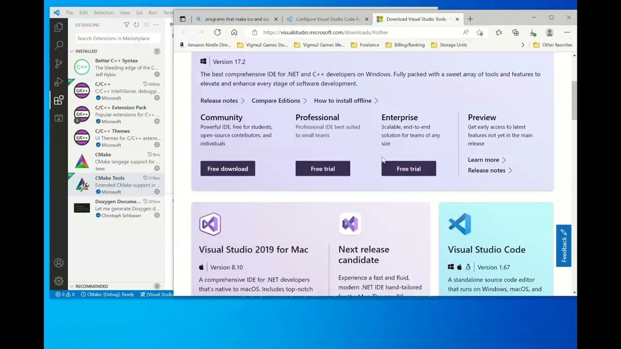Cppc Game Development Setup With Vs Code And Vs Build Tools For