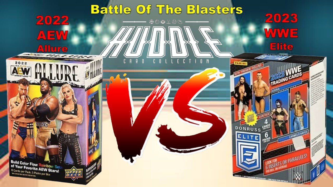 Blaster Box Battle 2023 WWE Elite vs 2022 AEW Allure. Which Blaster ...